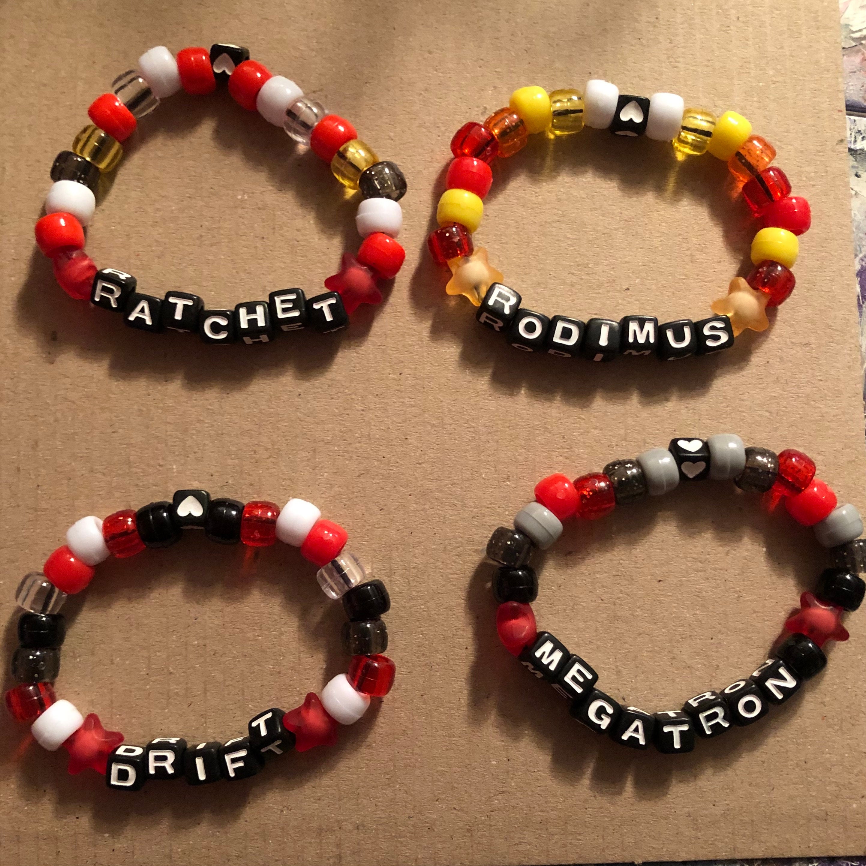 Transformers Character Bracelets - Etsy