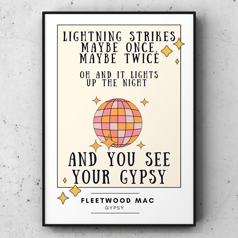 Gypsy Print - Etsy UK