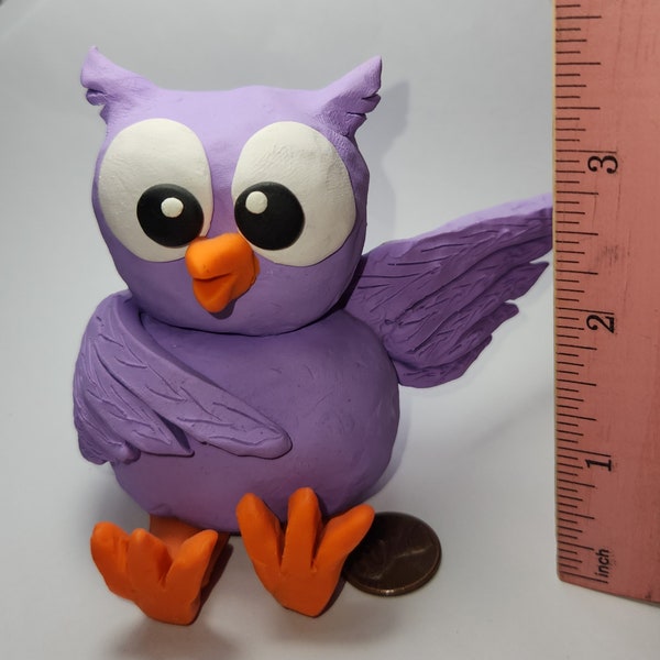 Polymer Clay Owl - Etsy