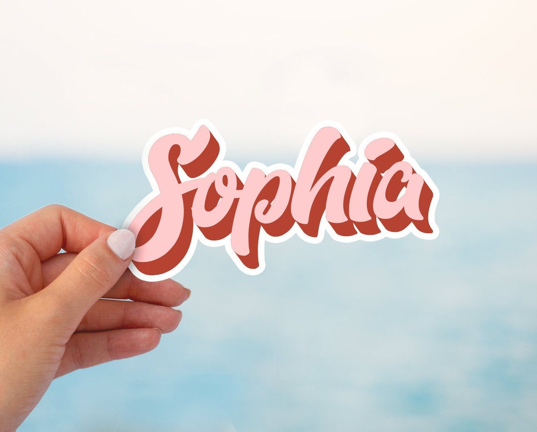 Custom Name Stickers, Personalized Stickers, Waterproof Stickers ...