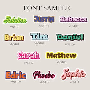 Custom Name Stickers, Personalized Stickers, Waterproof Stickers ...