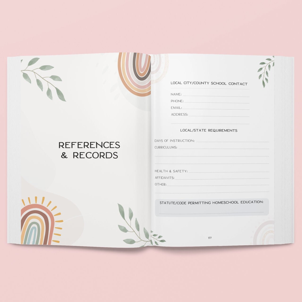 Printable Complete Homeschool Planner by Graceful by Design in Full ...