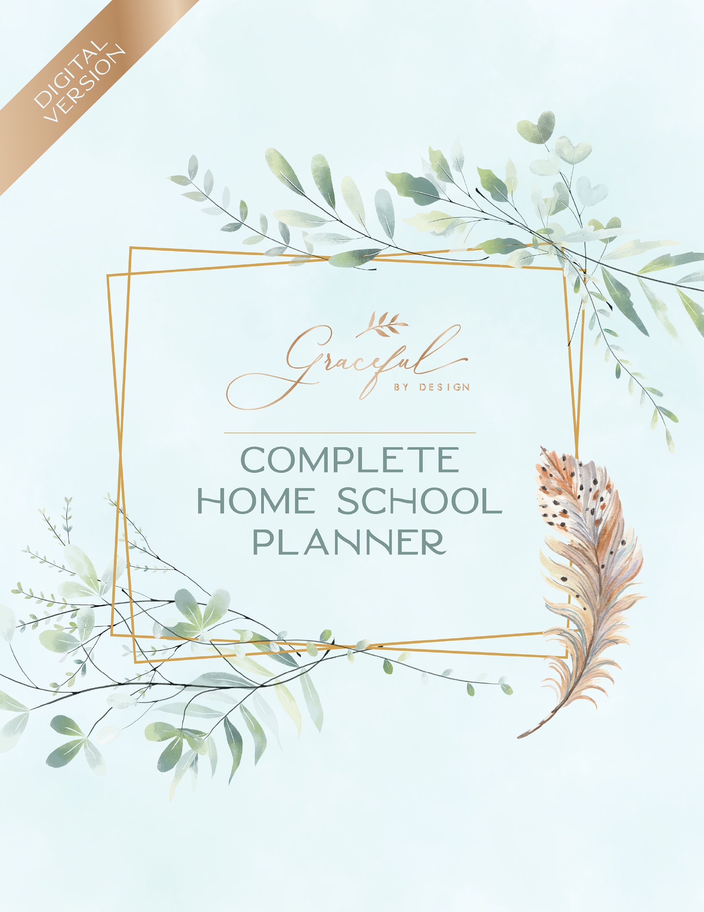 Printable Complete Homeschool Planner by Graceful by Design in Full ...