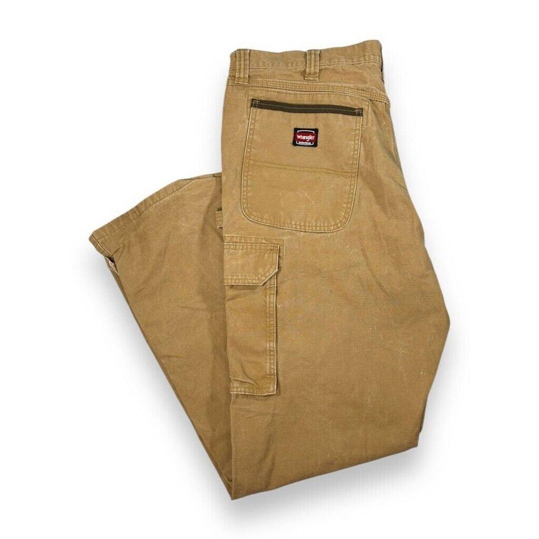 Vintage Wrangler Double Knee Carpenter Tan Workwear Pants Size 38 - Etsy