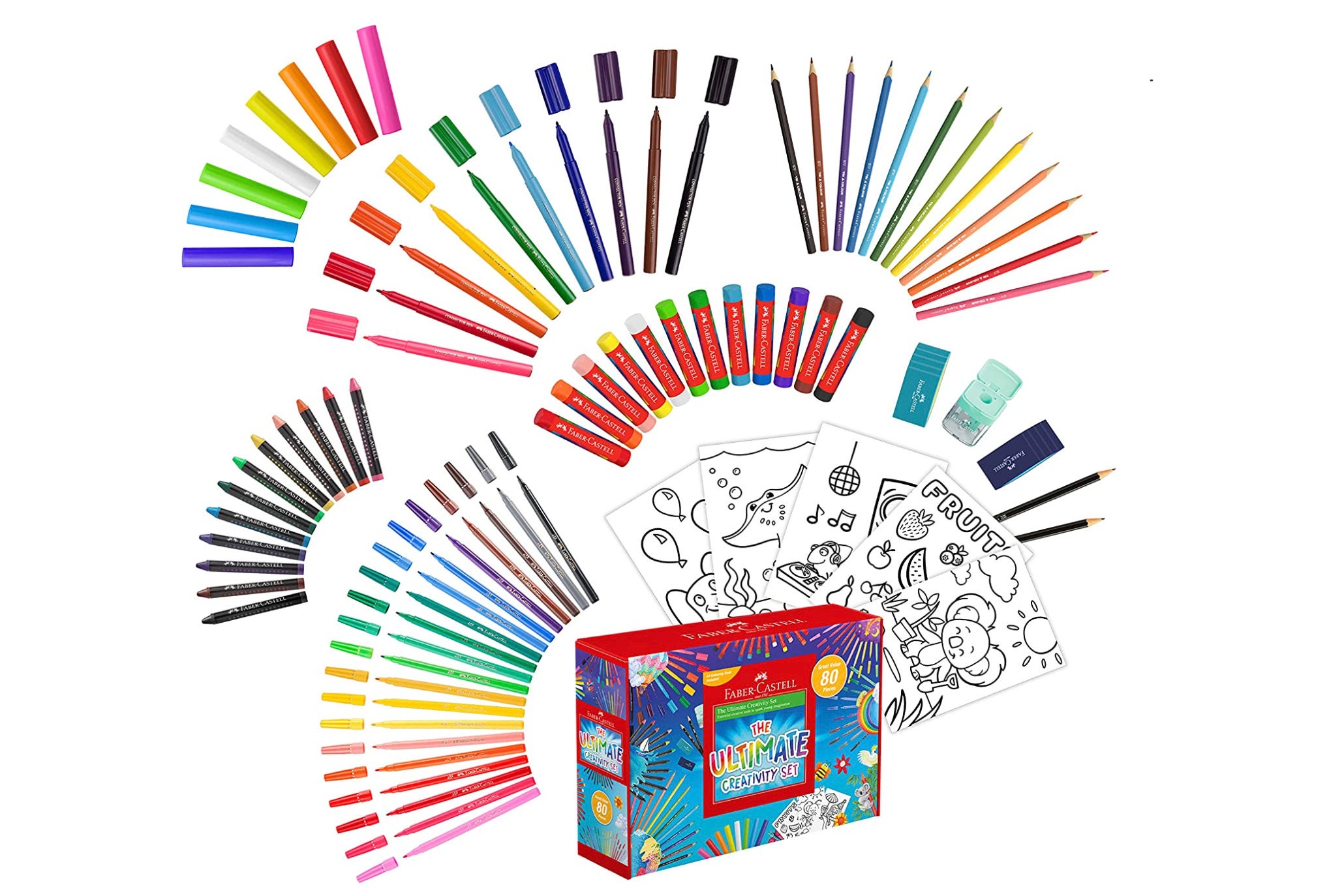 Faber-castell Ultimate Creativity Set A4 80pcs - Etsy