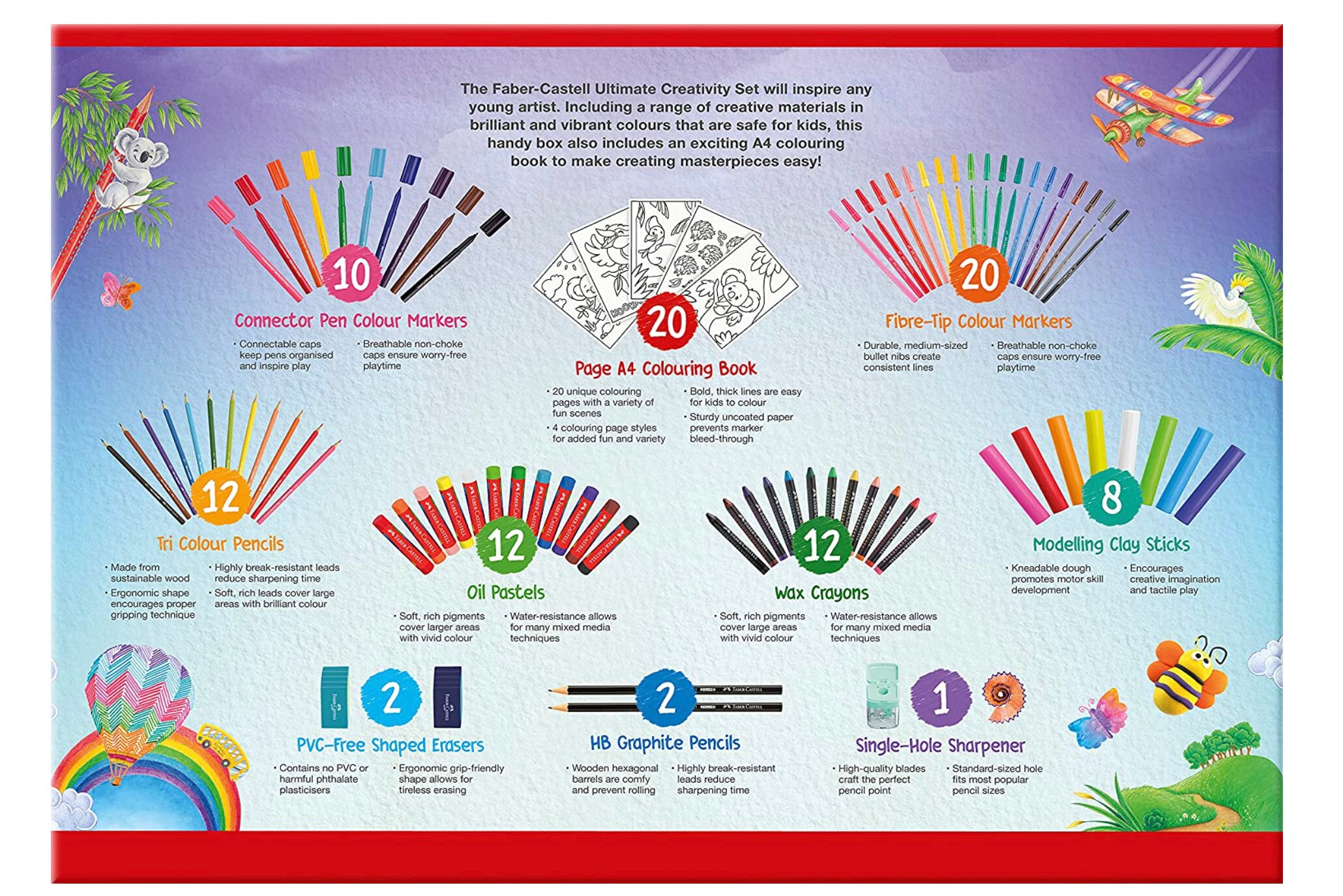 Faber-castell Ultimate Creativity Set A4 80pcs - Etsy
