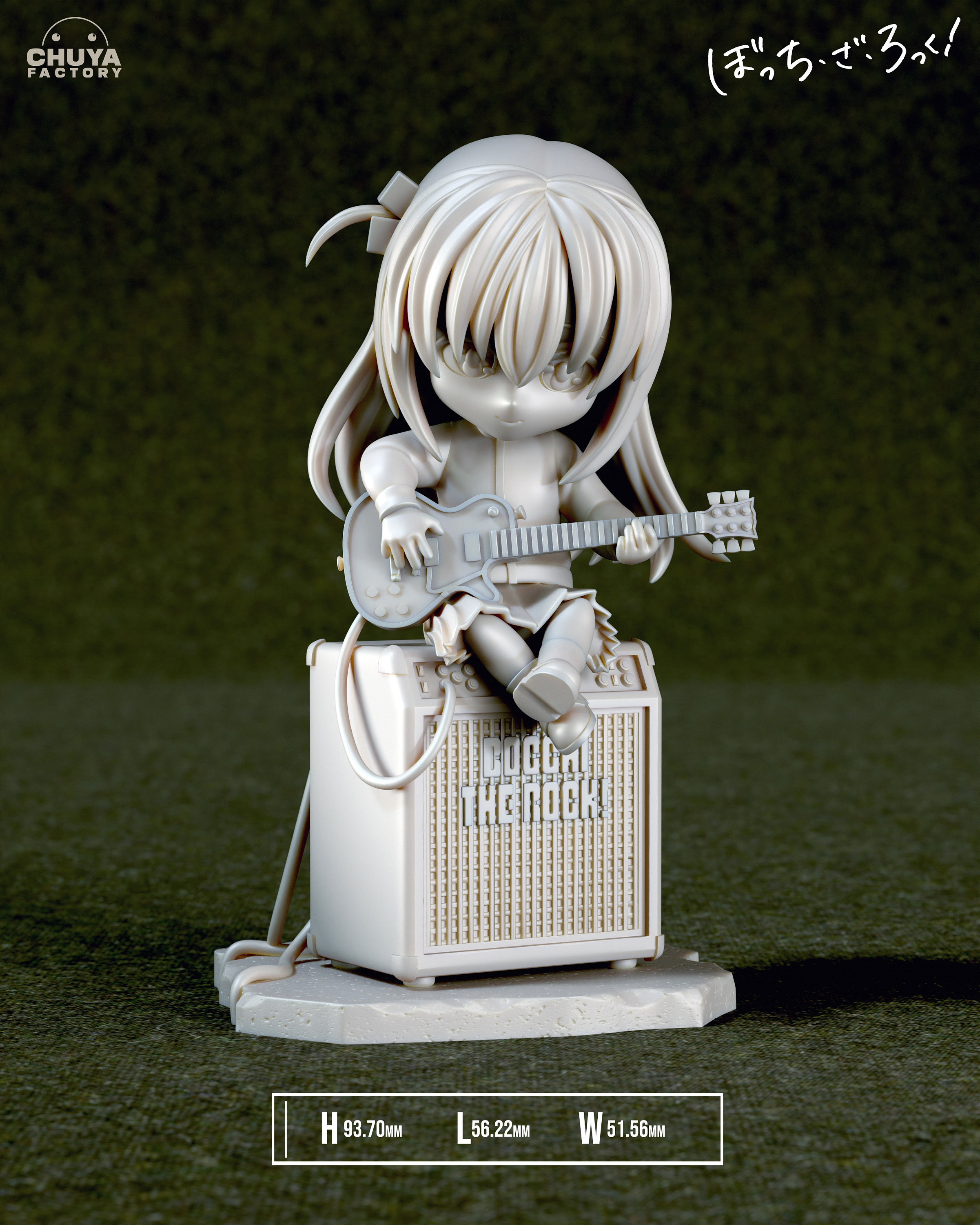 Hitori / Bocchi the Rock Fan Art / 3d Model - Etsy