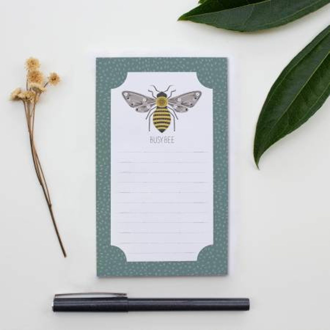 Busy Bee Note Pad - Etsy