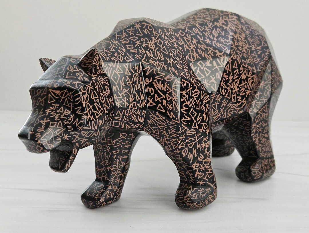 Bear Resin Pop Art, Statue, Home Decor - Etsy