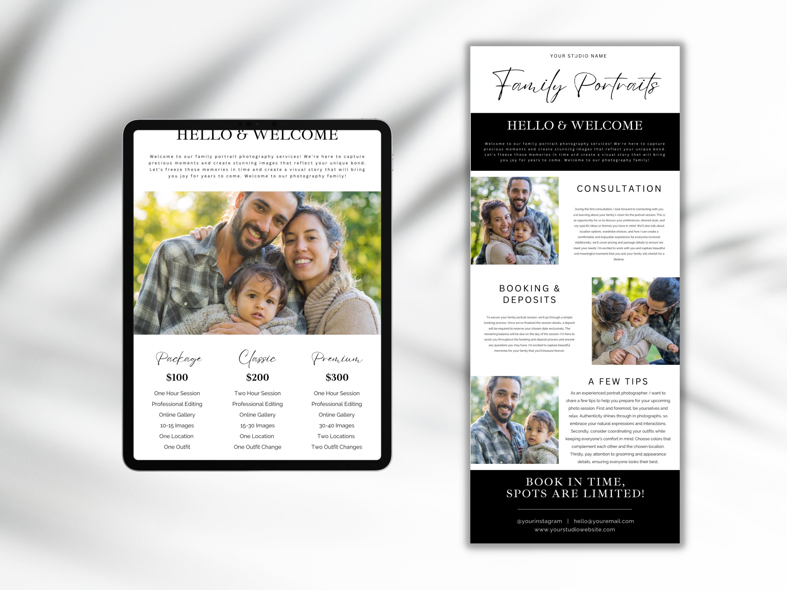 Editable Newsletter Template, Photographer Marketing, Email Template ...