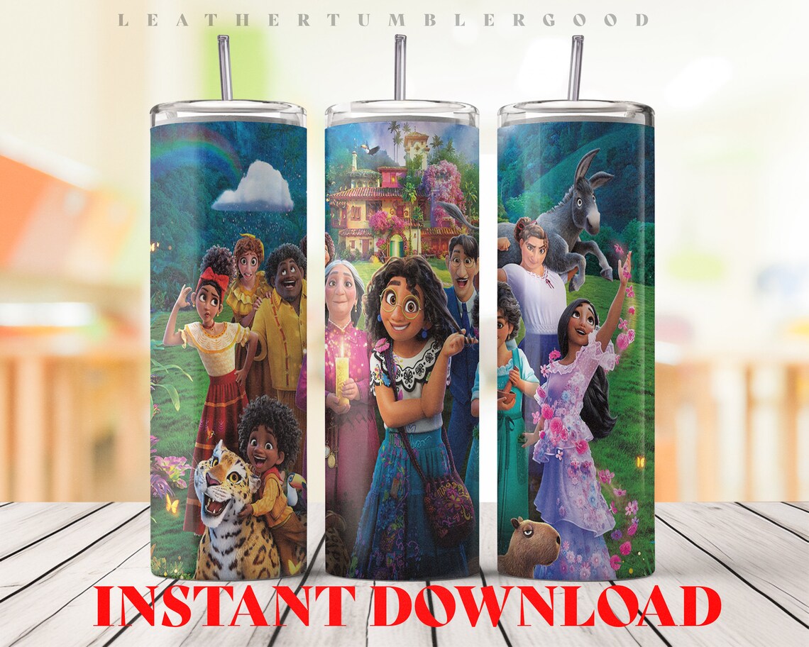 Encanto Tumbler PNG, Encanto Sublimation Design, 20 Oz Skinny Tumbler ...