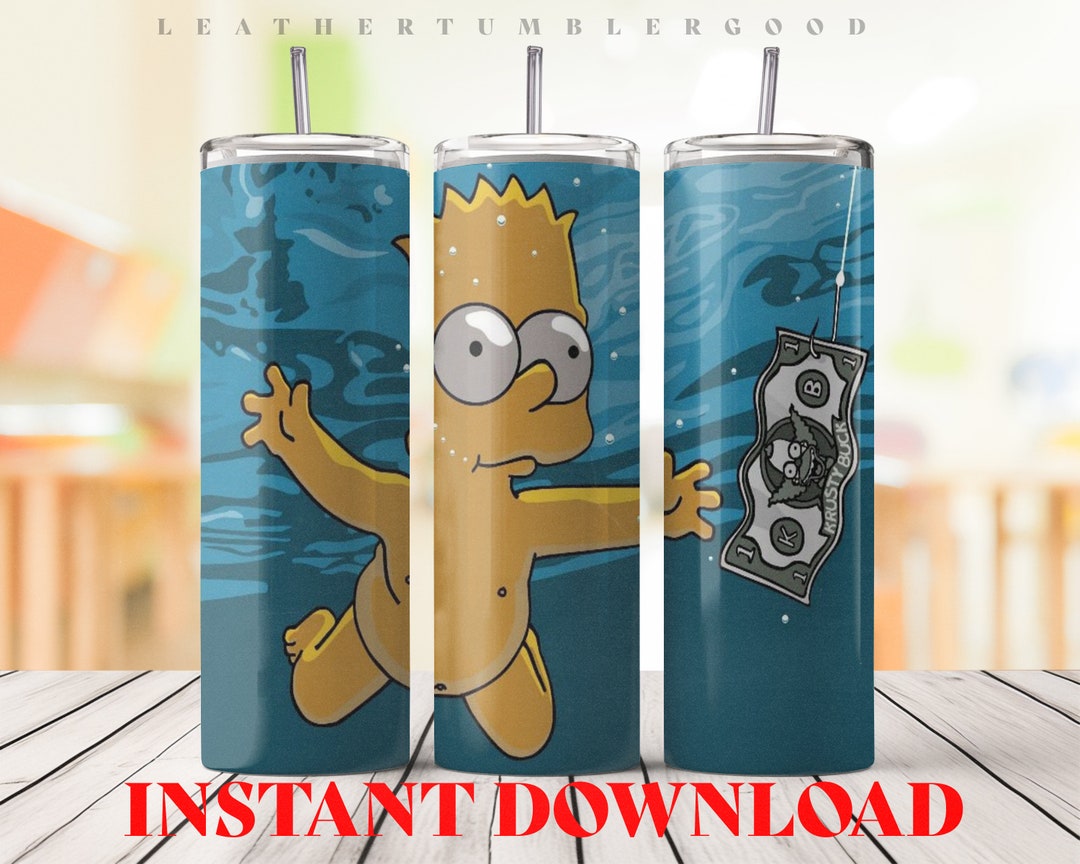 The Simpsons Tumbler PNG, the Simpsons Sublimation Design, 20 Oz Skinny ...