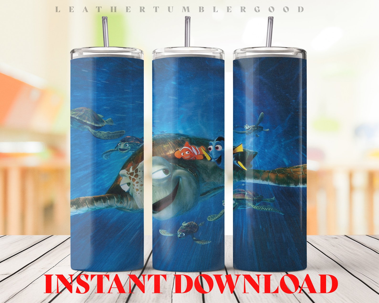 Finding Nemo Tumbler PNG, Finding Nemo Sublimation Design, 20 Oz Skinny ...
