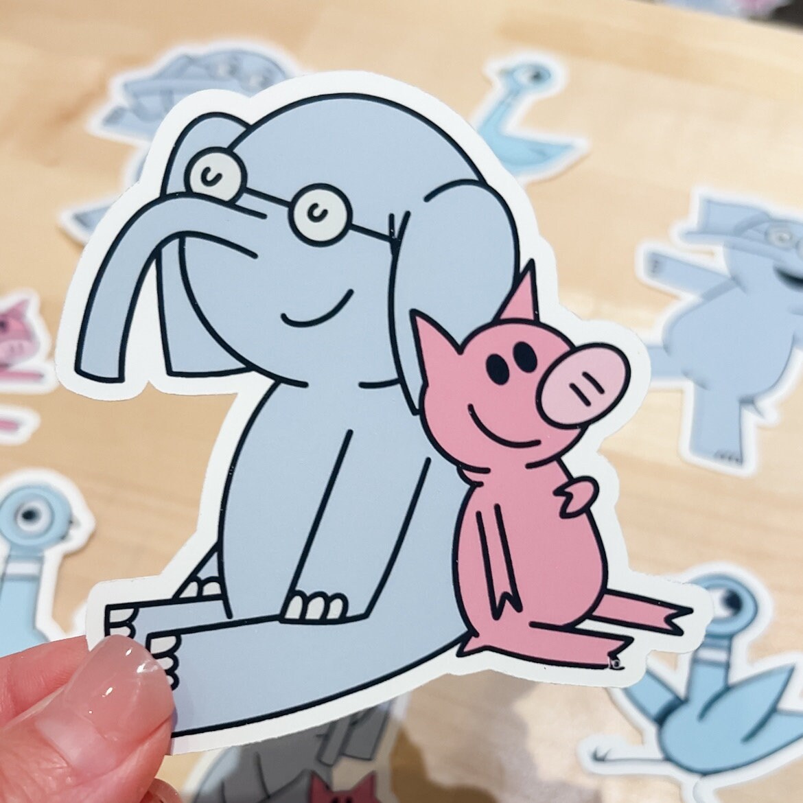 Elephant & Piggie Stickers | Party Favors | Elephant Piggie Stickers ...