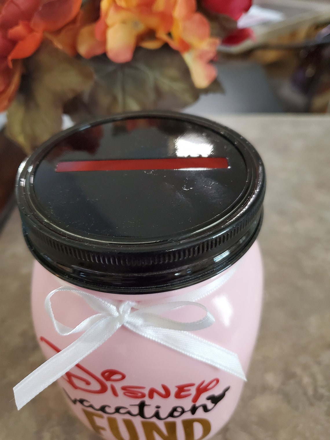 Travel Fund Painted Mason Jar Bank, Travel Fund, Travel, Bank, Piggy ...