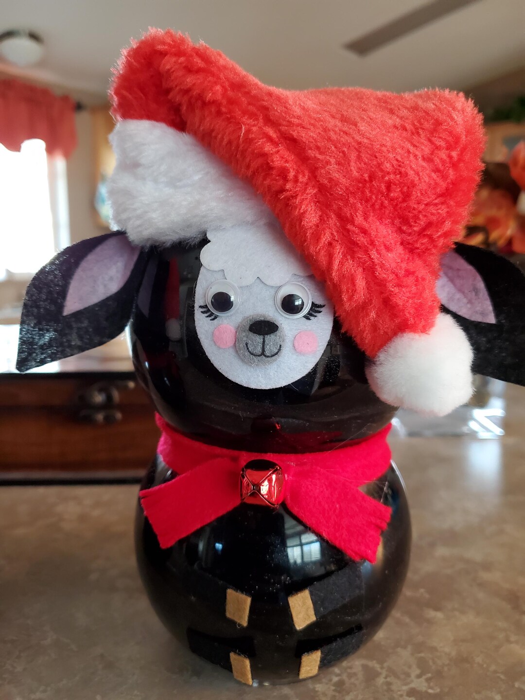 Bah Bah Black Sheep Light, Christmas Decor. Farmhouse Decor, Handmade ...