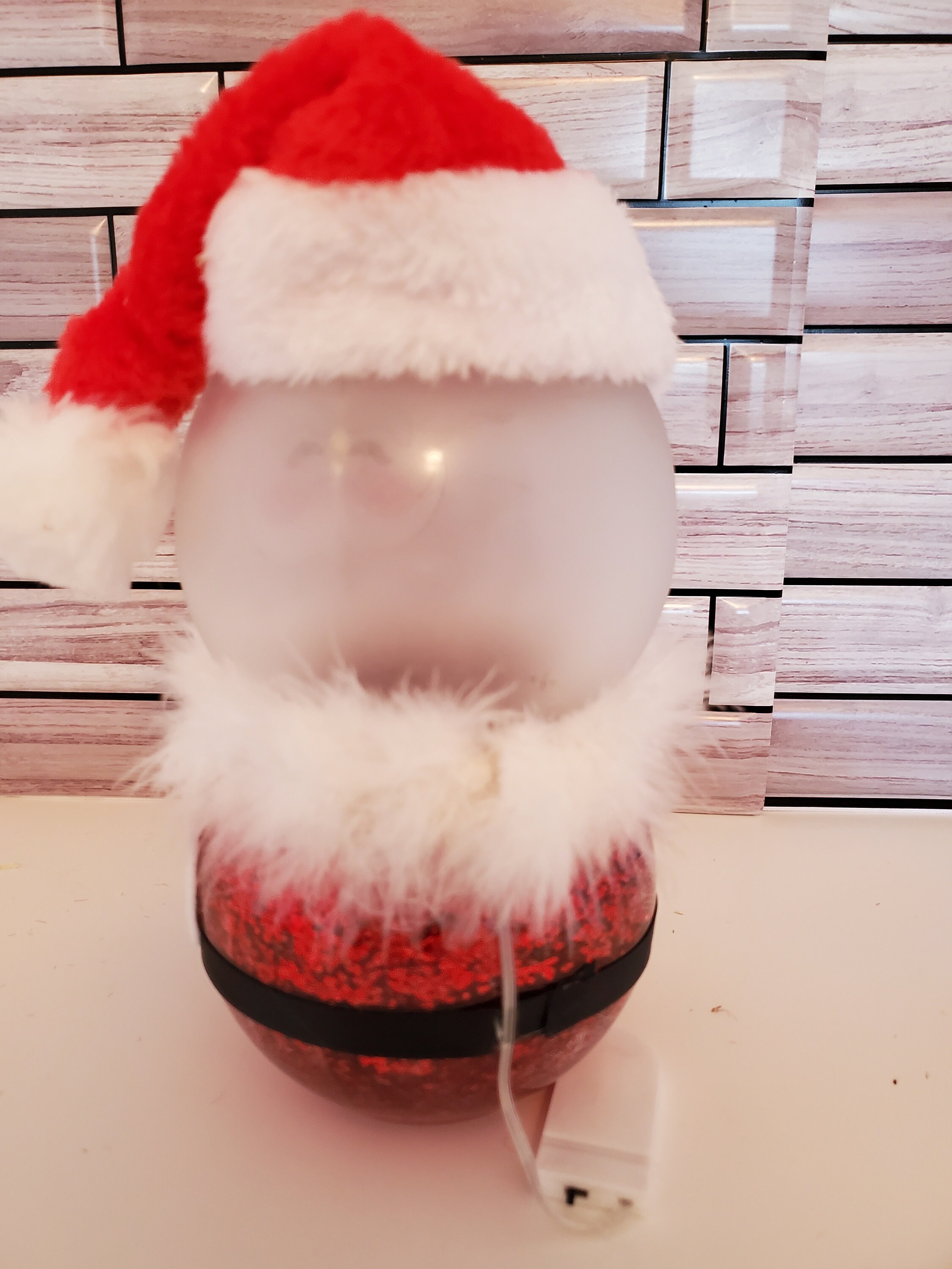 Small Santa Christmas Light, Santa, Farmhouse Decor, Christmas Decor ...