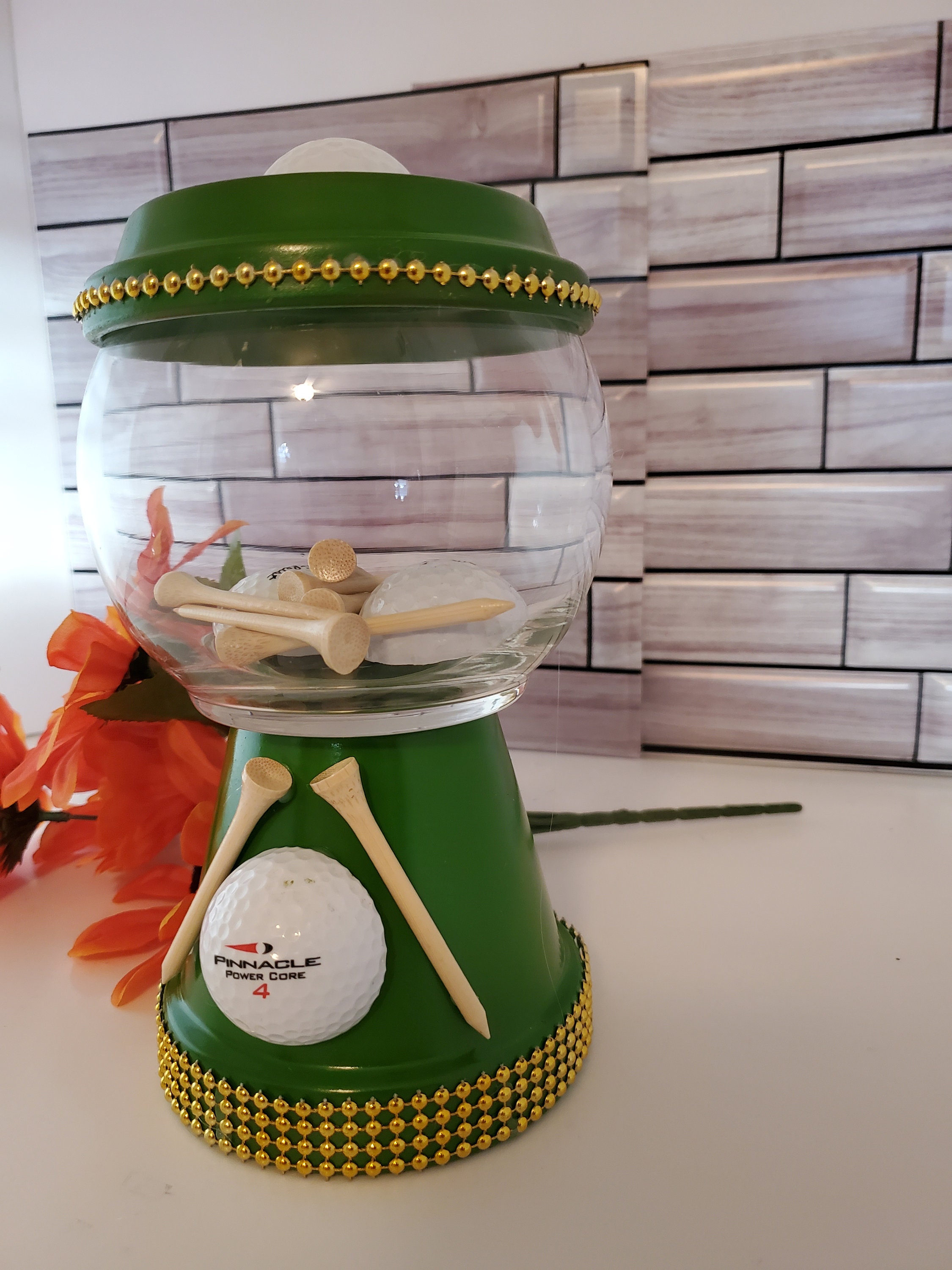 Green Fees Money Dish, Golf Balls, Tees, Savings Holder, Money Dish ...