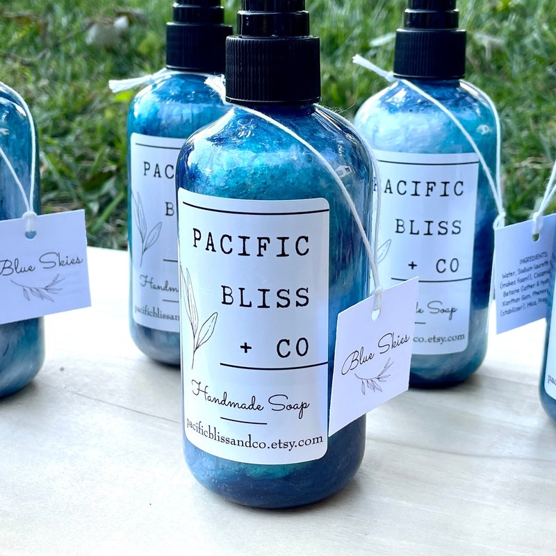 Blue Soap - Etsy