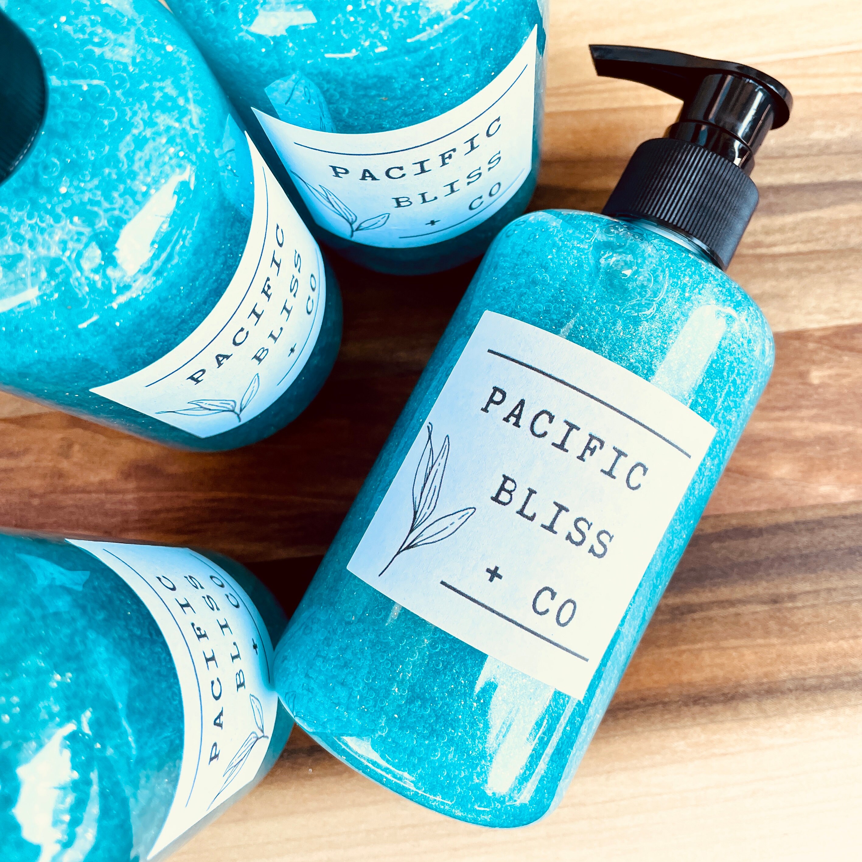Pacific Bliss Soap Handmade Liquid Soap Aqua Blue Soap - Etsy