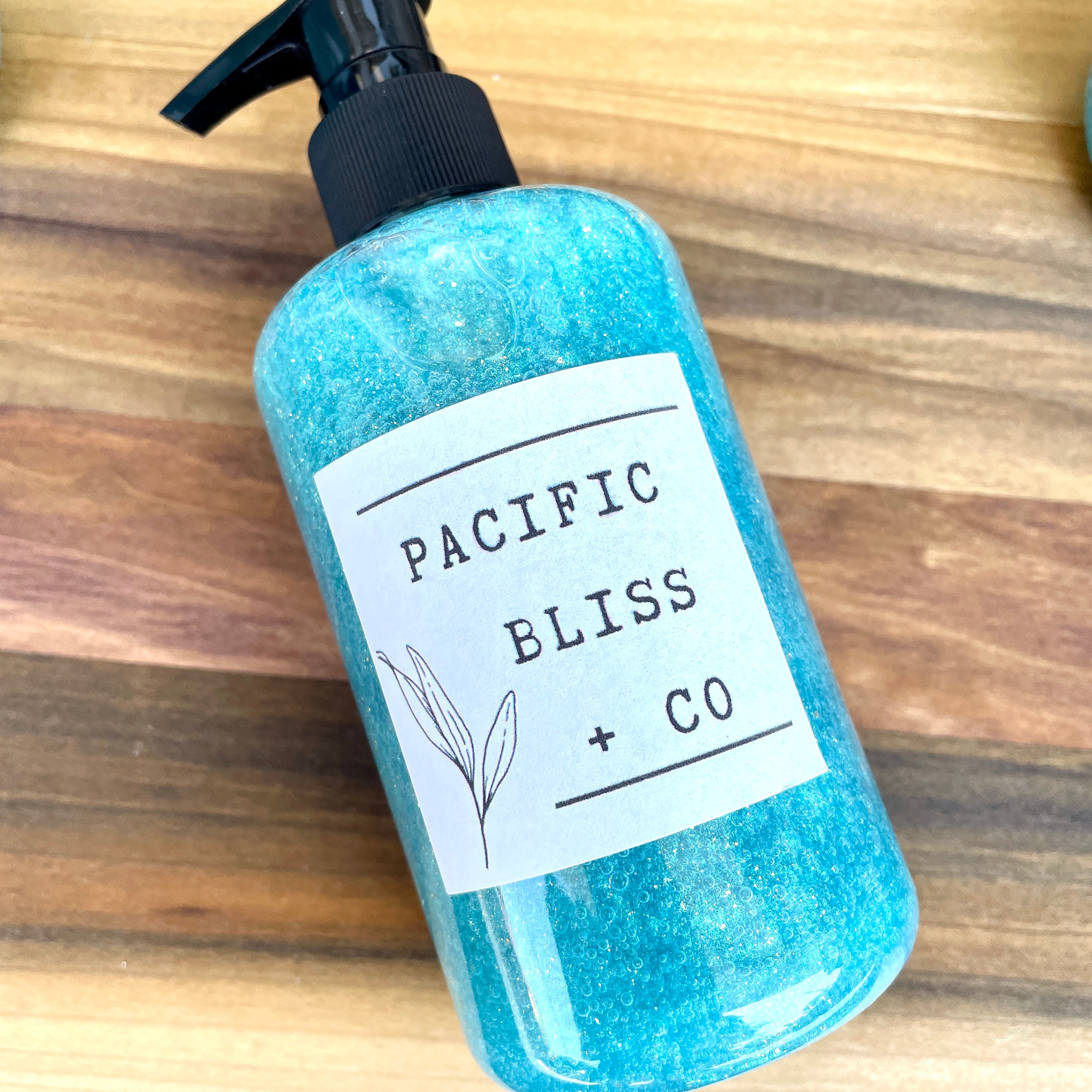 Pacific Bliss Soap Handmade Liquid Soap Aqua Blue Soap - Etsy