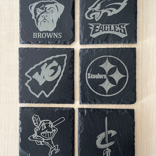 Slate Coasters - Etsy