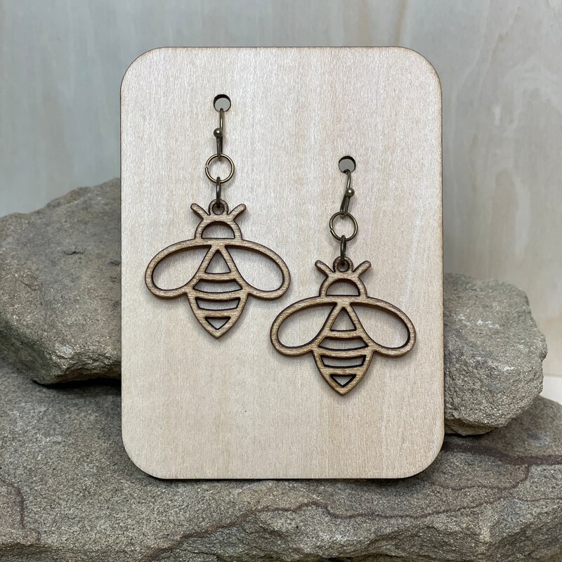 Honey Bee Earrings - Etsy
