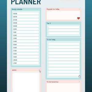 Daily Planner - Etsy