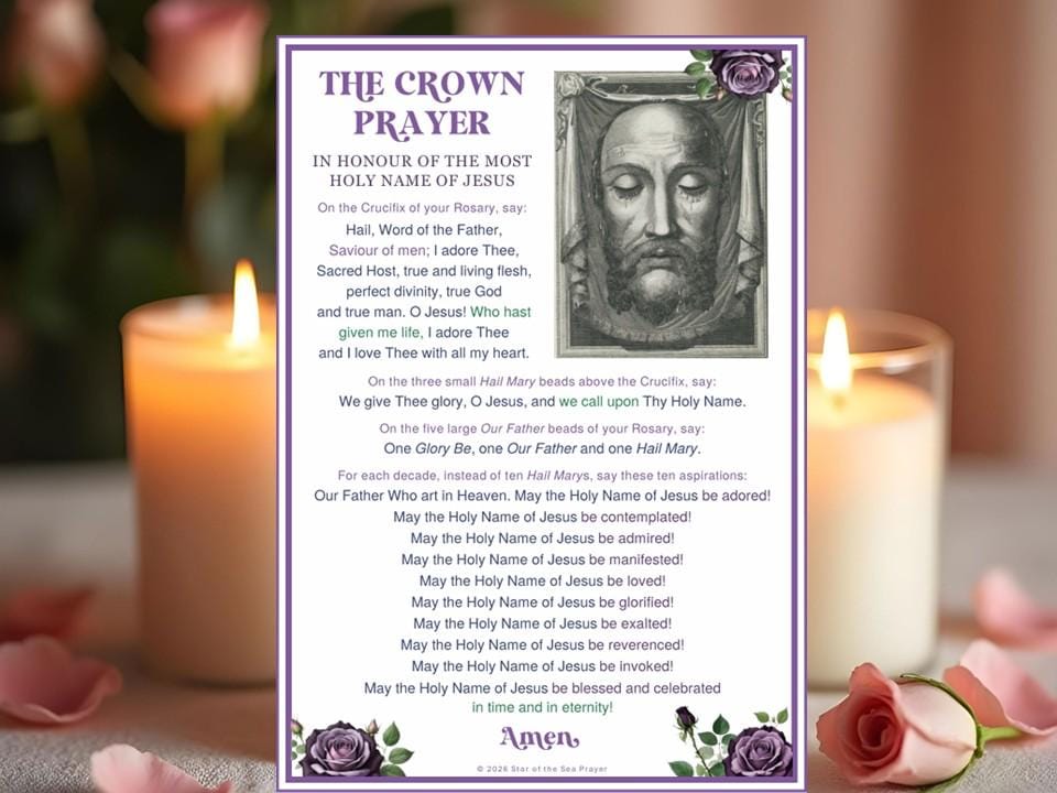 Holy Face Prayer Cards, Holy Face Devotional, Large Catholic Printable ...