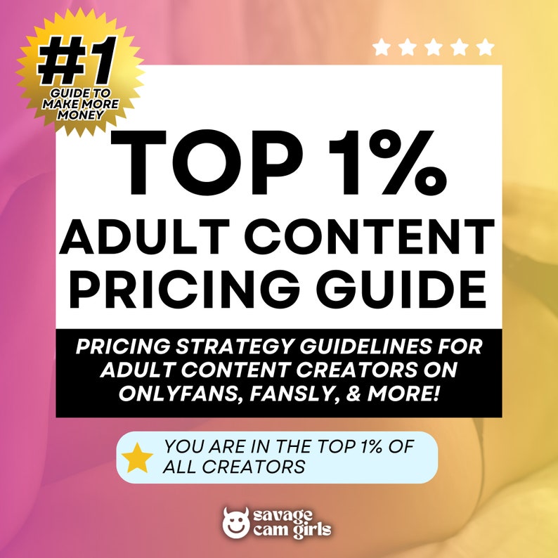 Onlyfans Pricing Guide | Onlyfans What to Charge | Onlyfans Tip Menu Price List | Onlyfans Solo ...