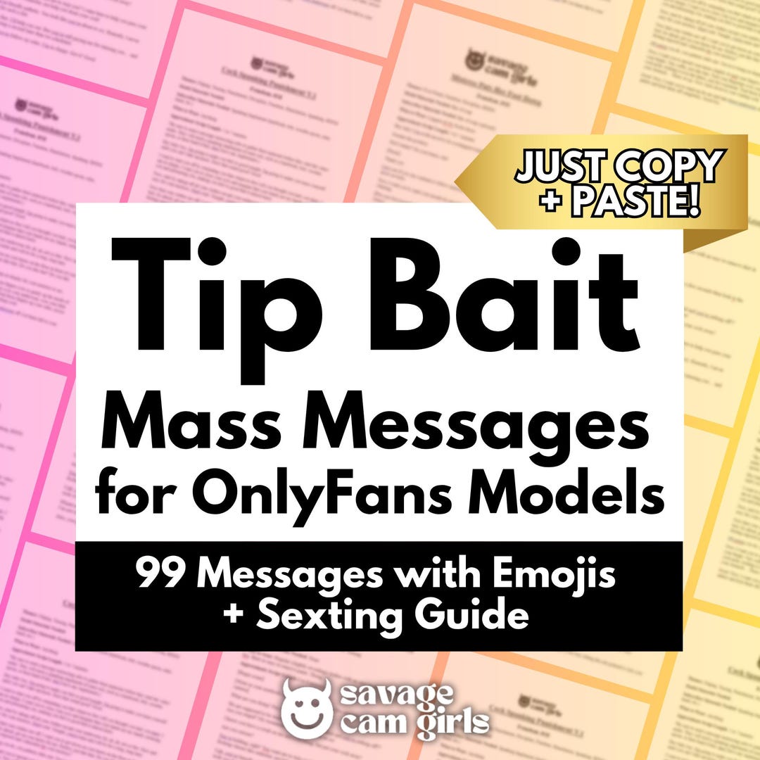Onlyfans Message Scripts for Solo Creators | Sexting Scripts & Mass ...