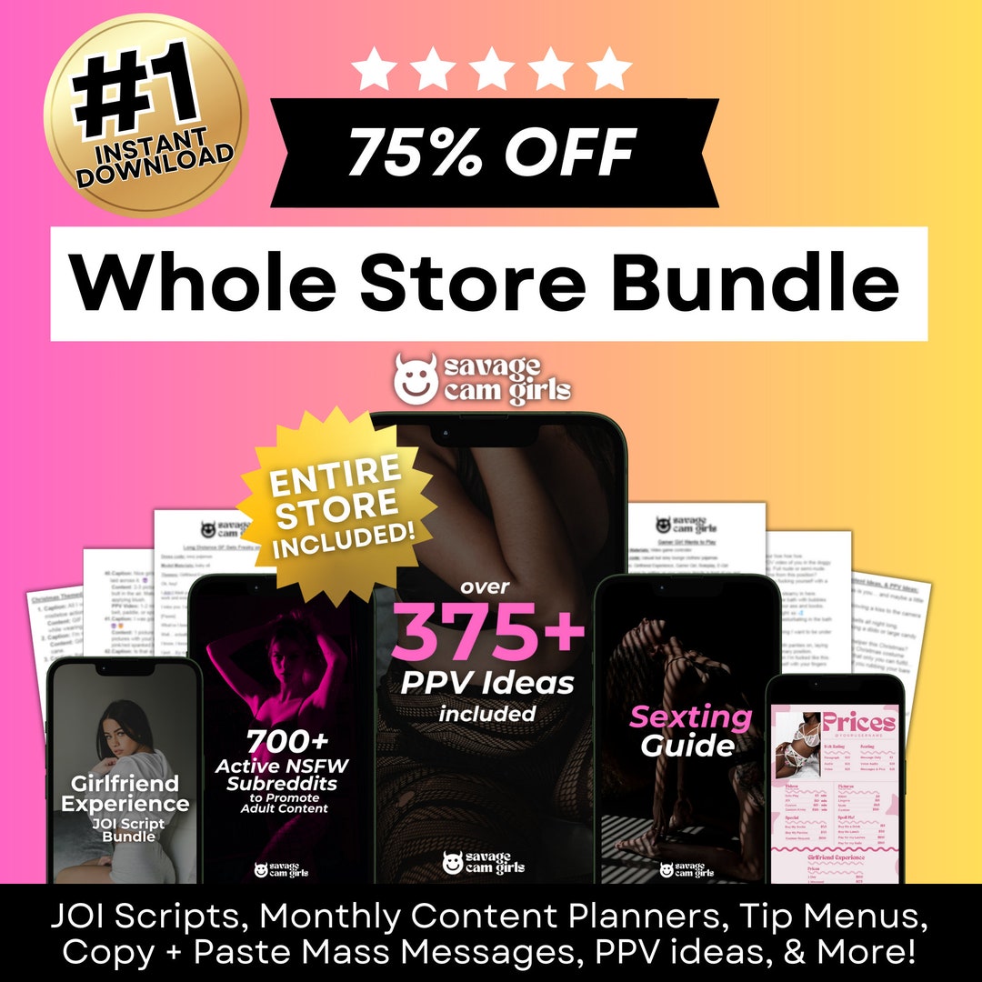 Adult Content Planners, PPV Messages, JOI Scripts, Tip Menus & Tip ...