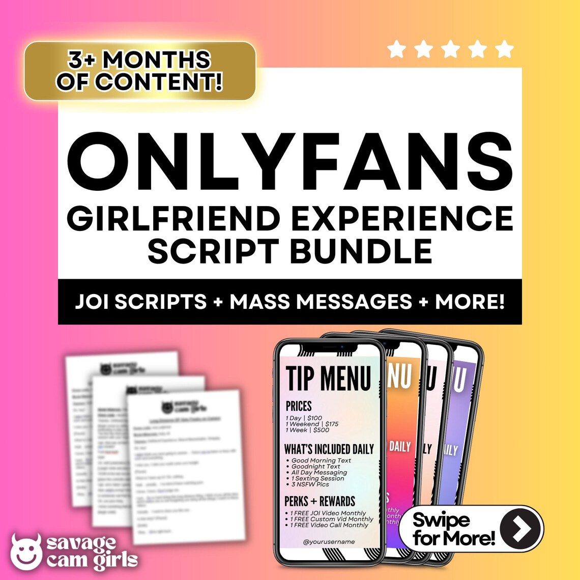 Onlyfans Girlfriend Experience Joi Scripts And Onlyfans Content Ideas