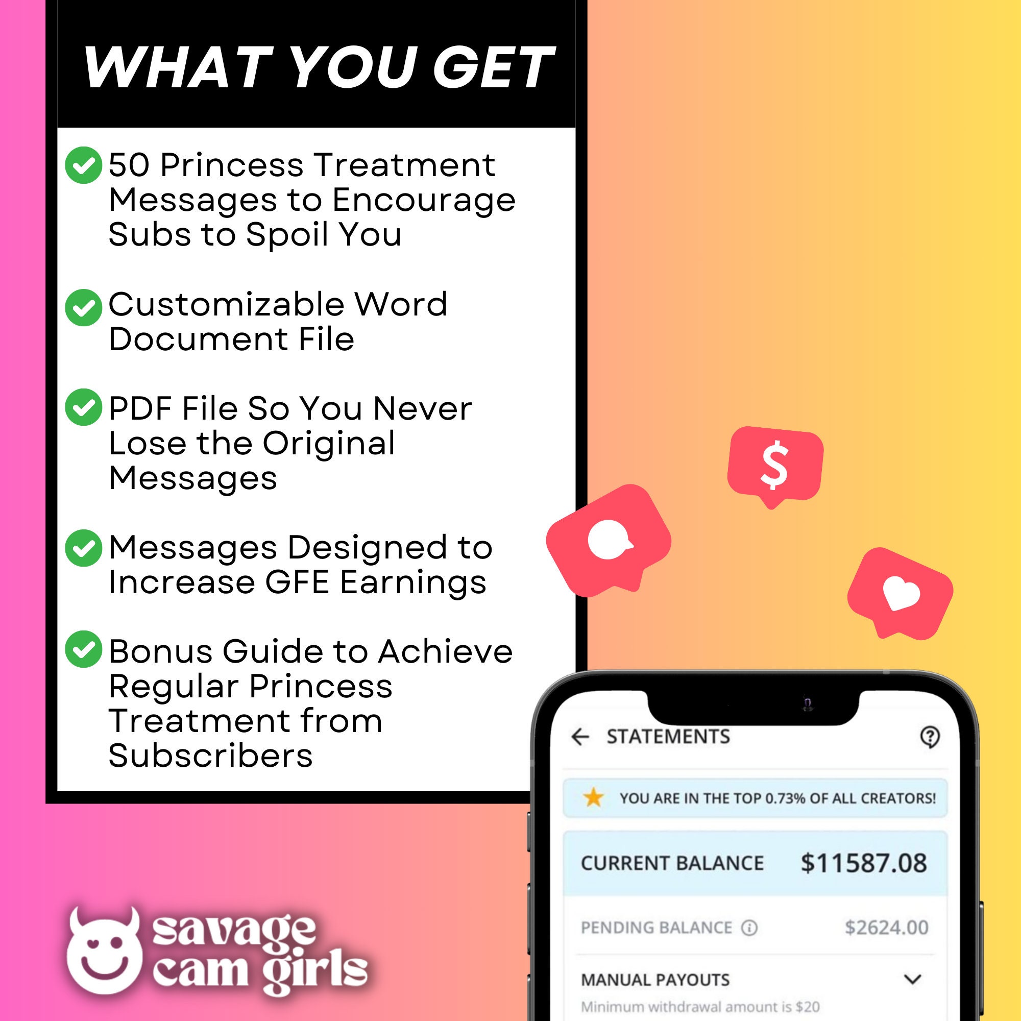 Onlyfans Content Ideas | Princess Treatment Onlyfans Mass Messages ...