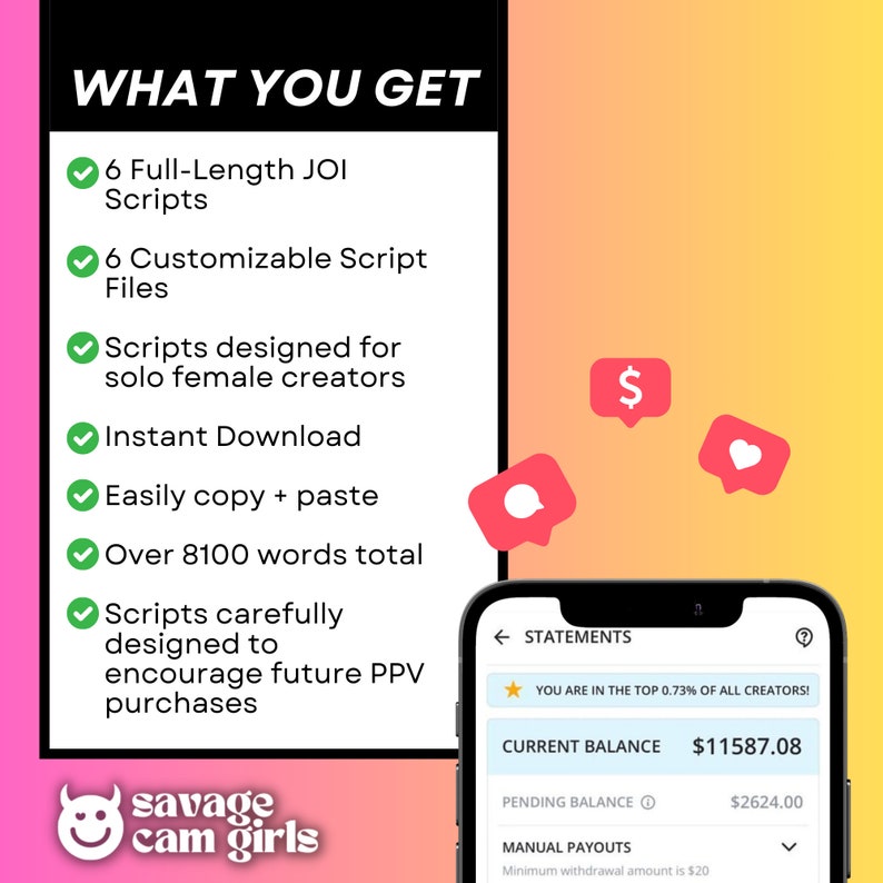 Onlyfans JOI Scripts for Solo Creators Femdom Script - Etsy