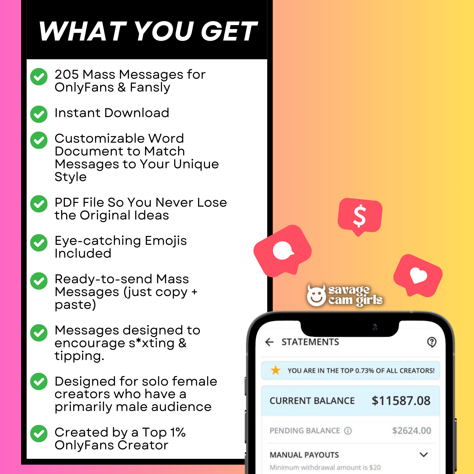 205 Onlyfans Messages Copy and Paste Onlyfans Mass Messages | Onlyfans ...