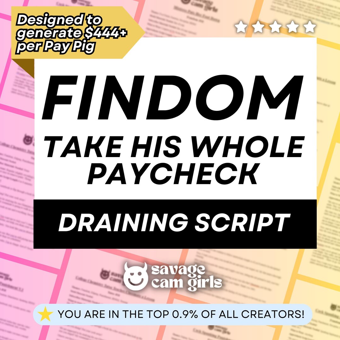 Findom Drain Script for Solo Creators | Femdom Script | Onlyfans Script Fansly PPV Onlyfans ...