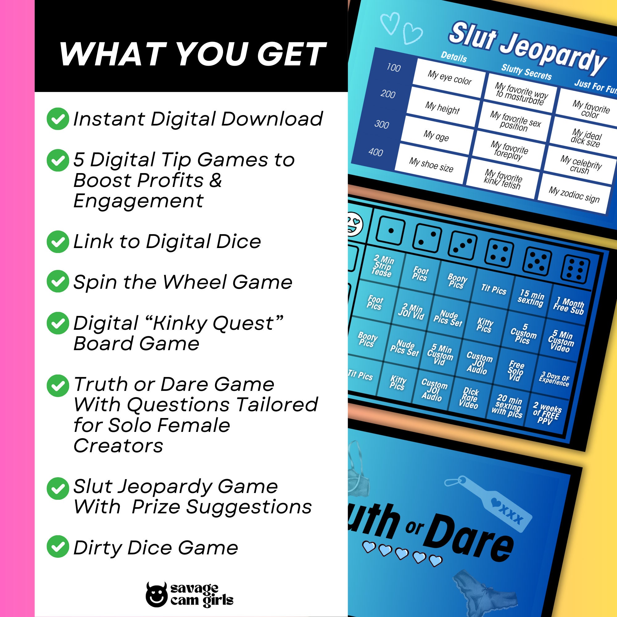 Onlyfans Tip Game Bundle for Onlyfans Solo Creators | Onlyfans Reddit ...