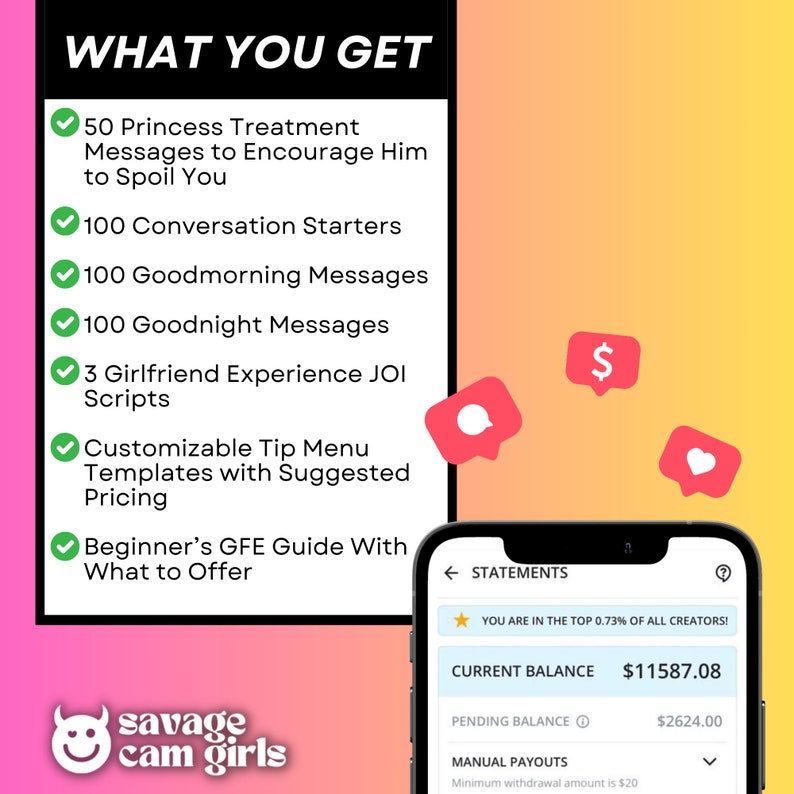 Onlyfans Girlfriend Experience JOI Scripts and Onlyfans Content Ideas ...