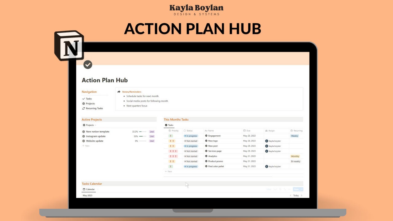 Action Plan Hub - Etsy