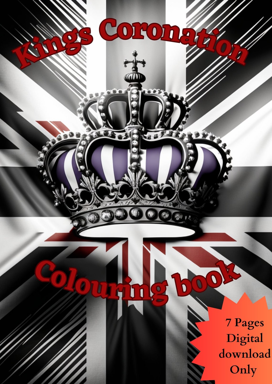 King Charles III Coronation Colouring Book – Royal Family Coloring ...