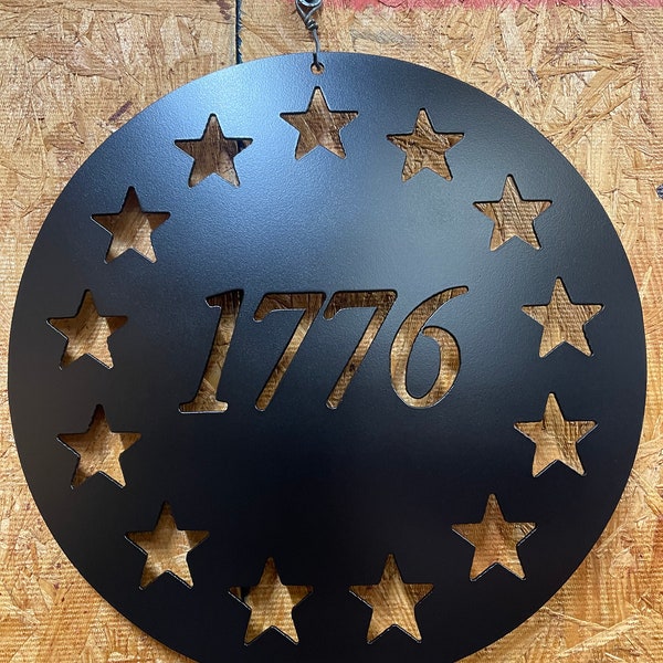 1776 Metal Sign - Etsy