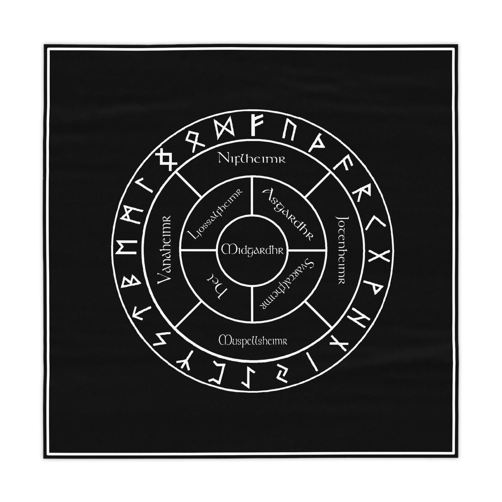 Elder Futhark Rune Casting Cloth - Etsy