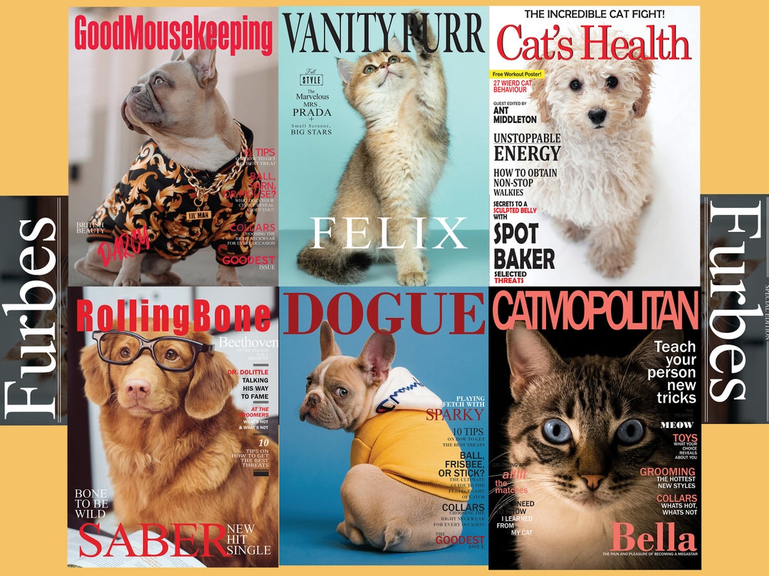 Personalised Dog Prints | Magazine Covers | Pet Portraits | Custom Pet ...