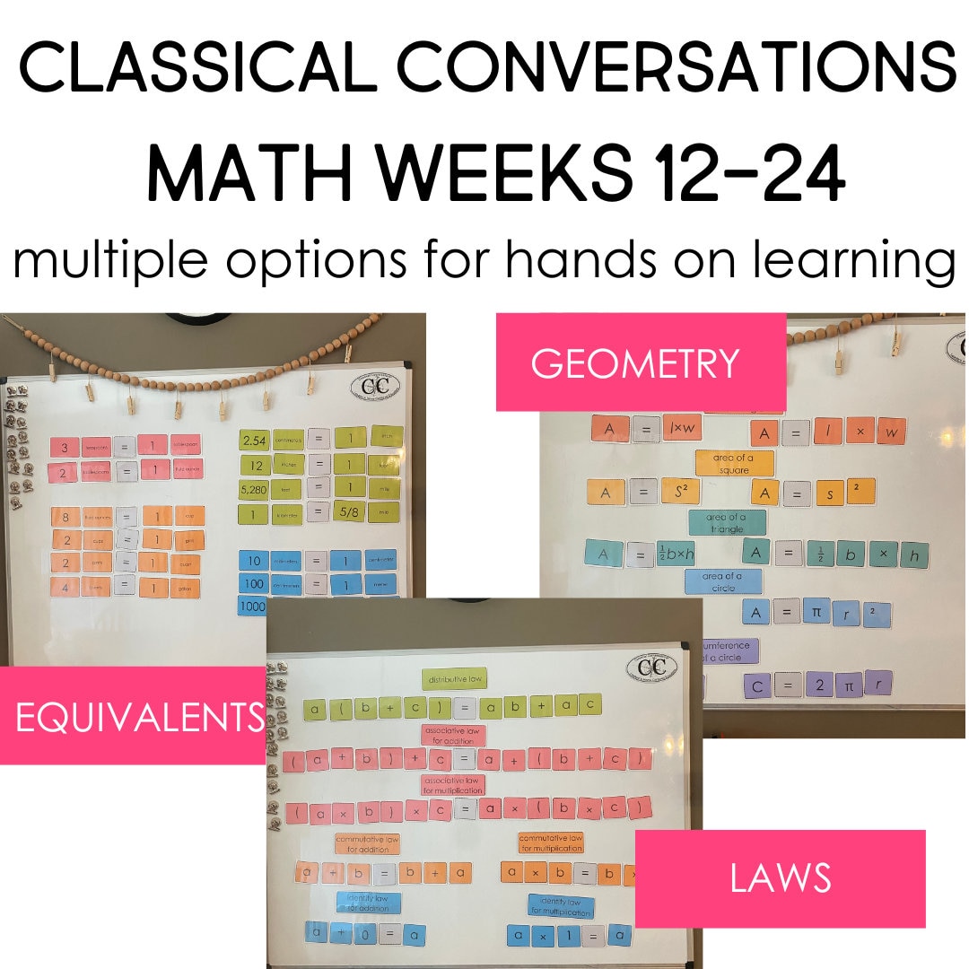 CC Math Weeks 12-24 (all Cycles) Interactive Matching Activity ...