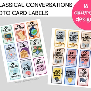 Yoto Card Labels for Classical Conversations Memory Work - Etsy