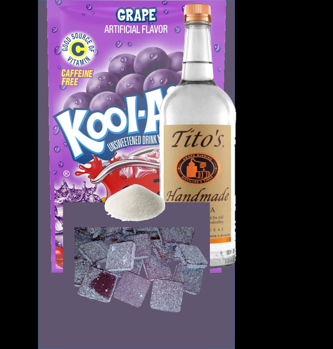 Titos Handmade Vodka Grade Vodka Candy Vodka Candy Kool-aid - Etsy