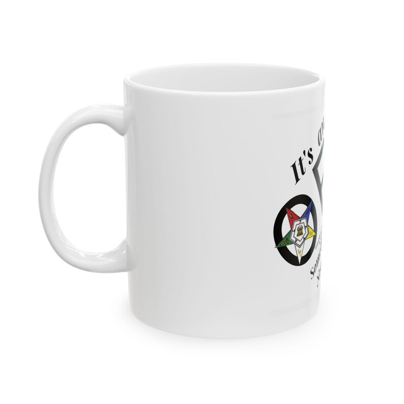 Elegance Order of the Eastern Star Ceramic Mug, Masonic Gift, Freemason ...