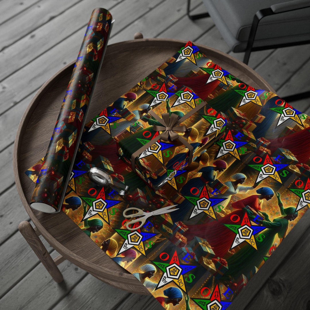 Eastern Star Wrapping Paper - Unique Gift Wrap for Special Occasions ...