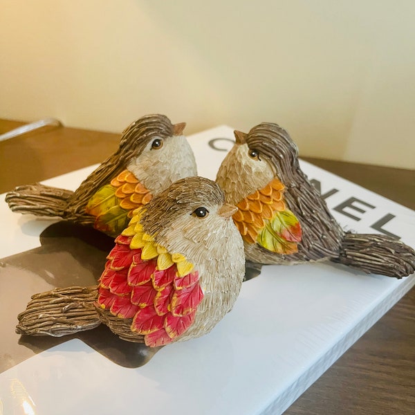 Large Resin Bird Statues - Etsy